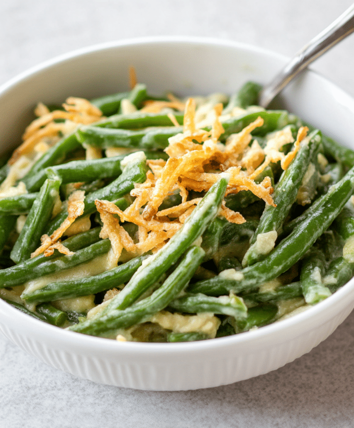 Easy Green Bean Casserole Recipe - elianarecipes.com