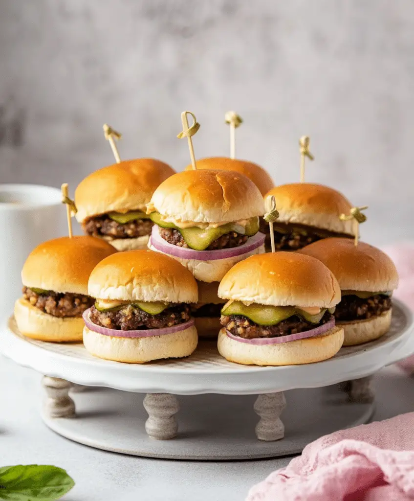 Mini Sliders Recipe - elianarecipes.com