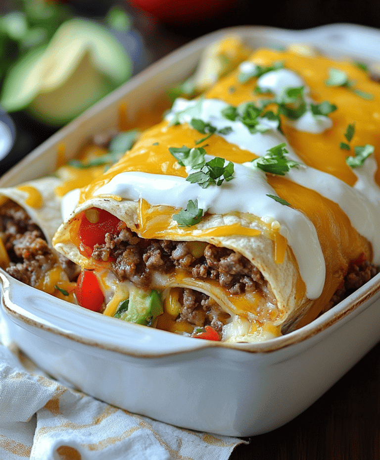 Cheesy Beefy Burrito Delight Recipe - elianarecipes.com