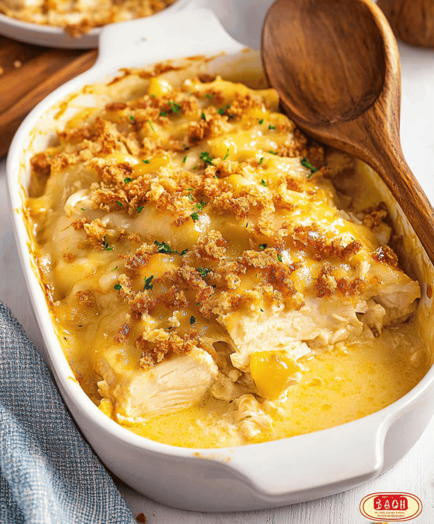 Swiss Chicken Casserole Recipe - elianarecipes.com