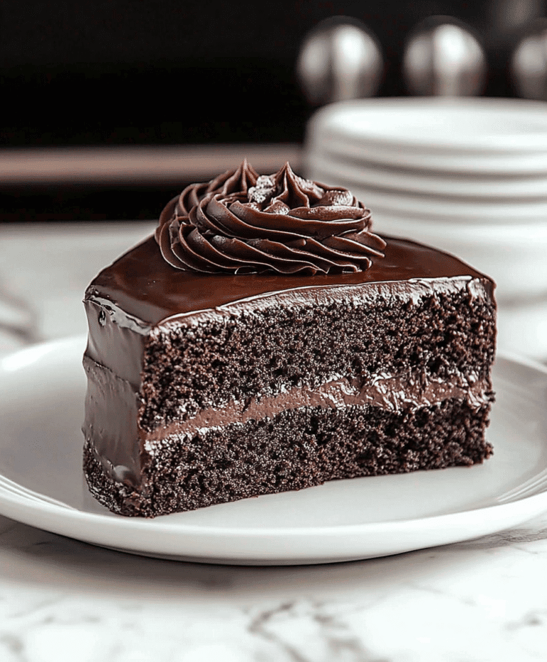 Midnight Fudge Cake Recipe - elianarecipes.com