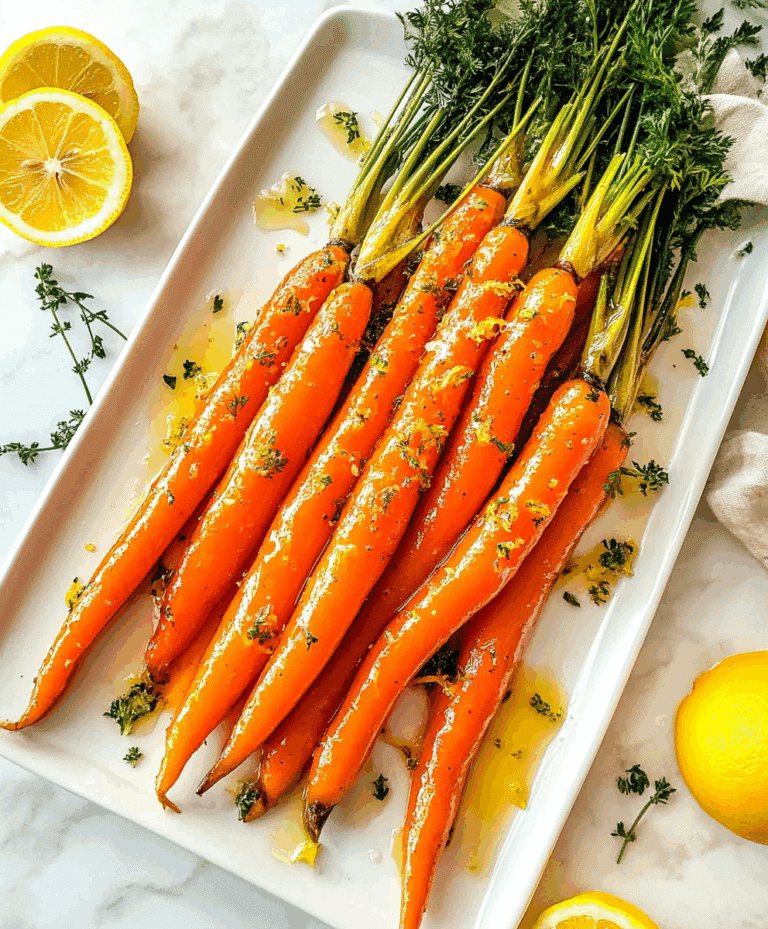 Lemon-glazed Carrots Recipe - elianarecipes.com