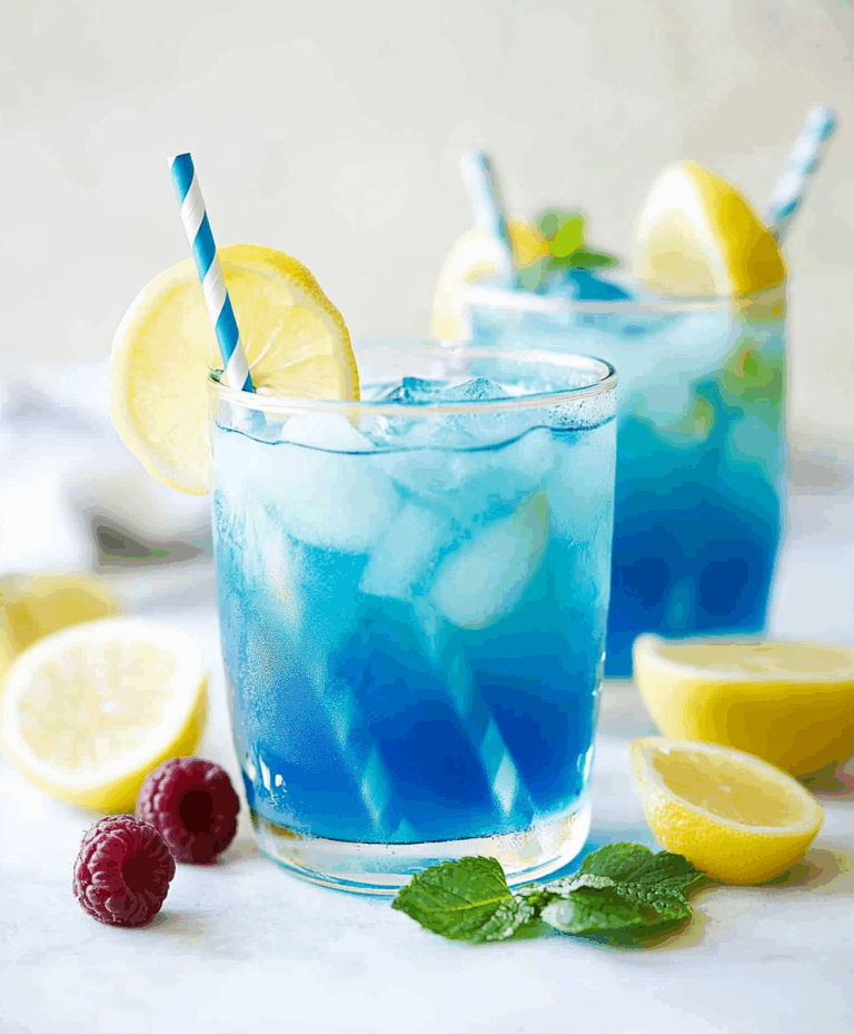 Blue Raspberry Lemonade Recipe - elianarecipes.com