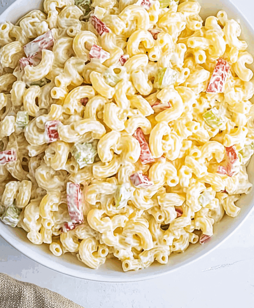 Classic Macaroni Salad Recipe - elianarecipes.com